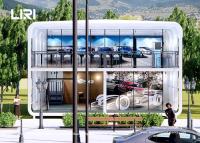 China 190T polyester Double Floor Modular Box For Rreception Meeting Shop Store Show Exhibition Tent Building for sale