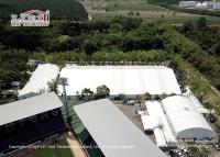 China Flexible 50×90m White Outdoor Show Tent For Temporary Exhibition for sale