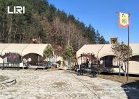 China Luxury Hawaii Glamping Hotel Resort Tent Platform 4.5m Span Width for sale