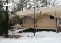 China Luxury Hawaii Glamping Hotel Resort Tent Platform 4.5m Span Width for sale