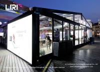 China 15m X 10m Clear Roof Black Aluminum Frame Tent For Exhibitions for sale