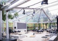 China Customized Multi Sides Clear Roof Tent 20m Diameter For Showroom for sale