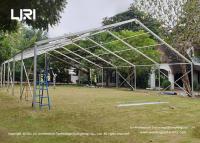 China White PVC Cover 6061 T6 Outdoor Event Tents For Wedding Celebrations for sale
