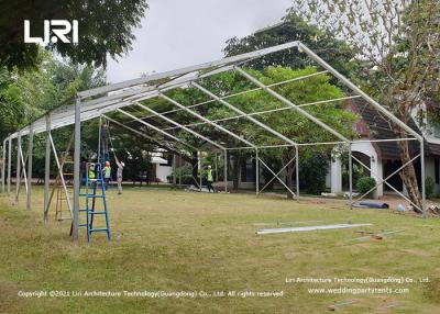 China White PVC Cover 6061 T6 Outdoor Event Tents For Wedding Celebrations for sale