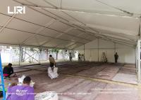 China White PVC Cover 6061 T6 Outdoor Event Tents For Wedding Celebrations for sale
