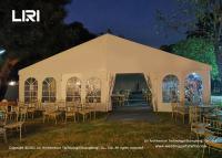 China White PVC Cover 6061 T6 Outdoor Event Tents For Wedding Celebrations for sale
