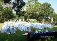 China White PVC Cover 6061 T6 Outdoor Event Tents For Wedding Celebrations for sale