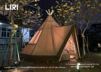 China Waterproof Jungle Glamping Tipi Event Tent Heavy Duty Canvas Tents for sale