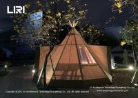 China Waterproof Jungle Glamping Tipi Event Tent Heavy Duty Canvas Tents for sale