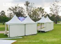 China White Outdoor Portable Canopy Gazebo Beach Shade Camping Garden Pogada Tents for sale