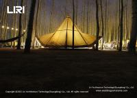 China 20 / 40 / 72 Seats Wood Pole Withstand Hat Tipi Tents For Wedding Events for sale