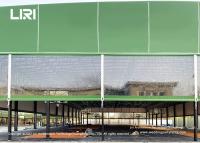 China Warehouse Electric Sliding Shed Outdoor Event Tents Remote Control Stadium Awning Movable for sale