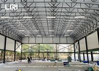 China Warehouse Electric Sliding Shed Outdoor Event Tents Remote Control Stadium Awning Movable for sale