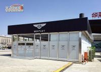China 10m Wide 20m Long Cube Structure Tent Roof Parapet Glass Walls For Car Showroom for sale