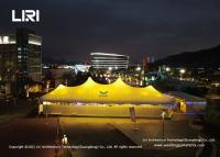 China Multi Peaky Tourist Hotel Tensile Membrane Structure Tents For Events for sale