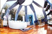 China 2m Dia Transparent Dome Bubble Tent Luxury Glamping House for sale