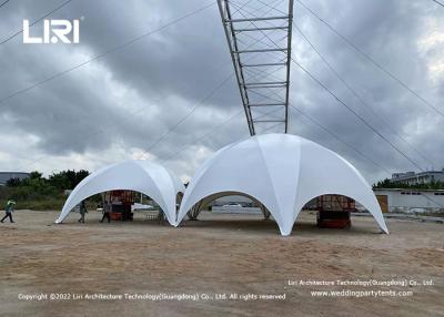 China Aluminum Pvc Event Hall Tents Geodesic Crossover And Hexadome House Tents for sale