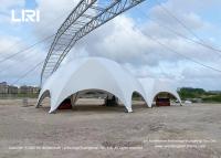 China Aluminum Pvc Event Hall Tents Geodesic Crossover And Hexadome House Tents for sale