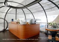 China Clear Polycarbonate Stargazing Crystal Dome Bubble Tents For Cafe Shop for sale