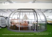 China Clear Polycarbonate Stargazing Crystal Dome Bubble Tents For Cafe Shop for sale