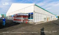 China cfm Water Resistant Outdoor Event Tents For Exposition 10M Width for sale