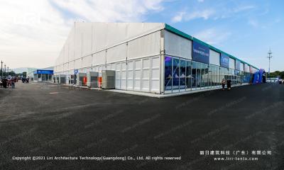 China cfm Water Resistant Outdoor Event Tents For Exposition 10M Width for sale