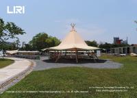 China Outdoor Camping Waterproof Canvas Tipi Tents With Wood Stove for sale