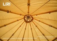 China Outdoor Camping Waterproof Canvas Tipi Tents With Wood Stove for sale
