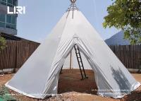 China White Small Teepee Camping Party Tipi Tents Outdoor For Adults for sale