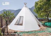 China White Small Teepee Camping Party Tipi Tents Outdoor For Adults for sale