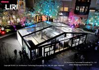 China Black Frame Transparent Marquee Tent 15m X 10m For Product Promotion for sale