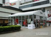 China Exhibition Glass Wall Outdoor Event Tents 10x10m UV Resistant for sale