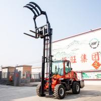 China Versatile Electric Rough Terrain Forklift With Power Steering Smooth Operation for sale