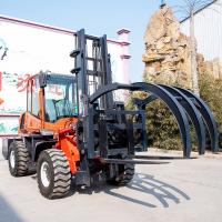 China Versatile Electric Rough Terrain Forklift With Power Steering Smooth Operation for sale