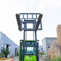 China 5000Lbs Electric All Terrain Forklift With Up To 10 Controls Joystick for sale