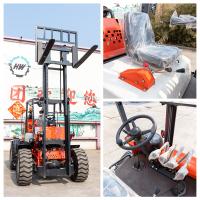 China Power Steering On Road  Off Road Forklift Offering Travel Speed Up To 5Mph for sale