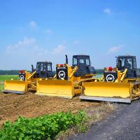 China Heavy-Duty Bulldozer Machine - 150-200 HP, Enclosed Cab, Fuel Capacity 50-100 Gallons for sale