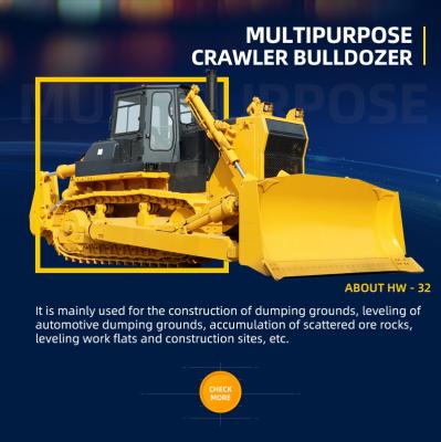 China Hydrostatic Transmission 20 Tonne Heavy Duty Bulldozer Construction Equipment for sale