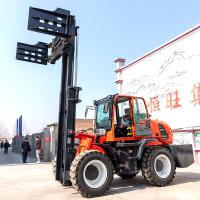 China Energy Efficiency 4wd All Terrain Forklift  Up To 20Ft Lift Height for sale