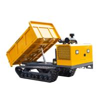 China Durable Tracked Mini Dumper With 1.2t Tipping Load And Powerful 42kw Engine for sale