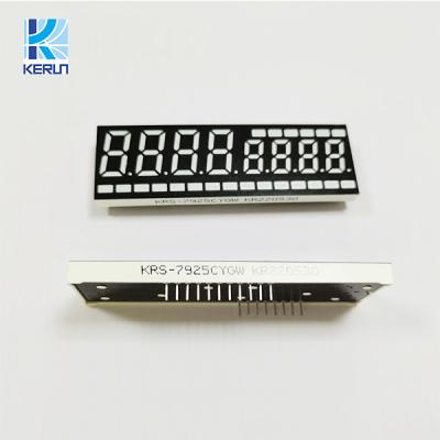 China White SMD Custom 8 Digit 7 Segment LED Display Common Cathode for sale