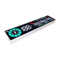 China Enhanced Background Customized 7 Segment LED Display White Green Red for sale