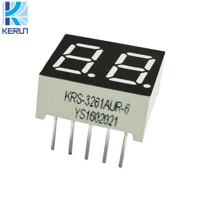 China Green Color 0.36 Inch 2 Digit 7 Segment LED Displays Common Anode Cathode for sale