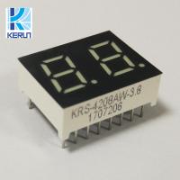 China Common Anode 2 Digit 7 Segment Display  0.8 Inch Shock Resistance for sale