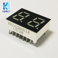 China White 0.4 Inch Dual Digit 7 Segment LED Displays Common Anode for sale