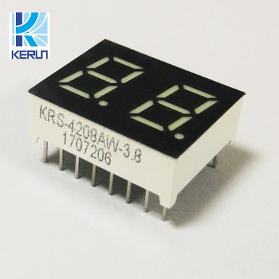 China White 0.4 Inch Dual Digit 7 Segment LED Displays Common Anode for sale