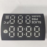 China OEM Custom Blue 7 Segment Display 8.0mm Height 7 Digit LED Display for sale