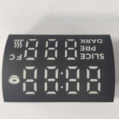 China OEM Custom Blue 7 Segment Display 8.0mm Height 7 Digit LED Display for sale