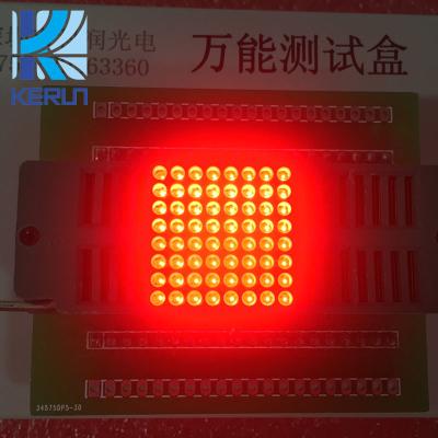 China 1.9mm 8x8 Flexible Dot Matrix Display module 20x20mm multi color for sale