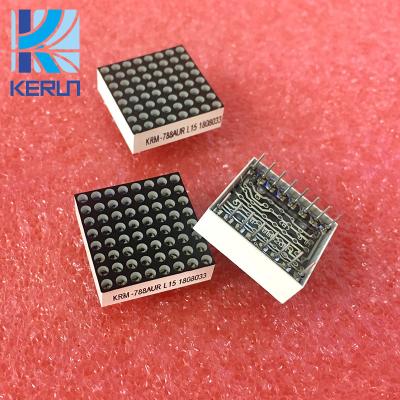 China Bus Station 8x8 Dot Led Matrix Display Board 1.9mm 20x20mm Common Cathode for sale